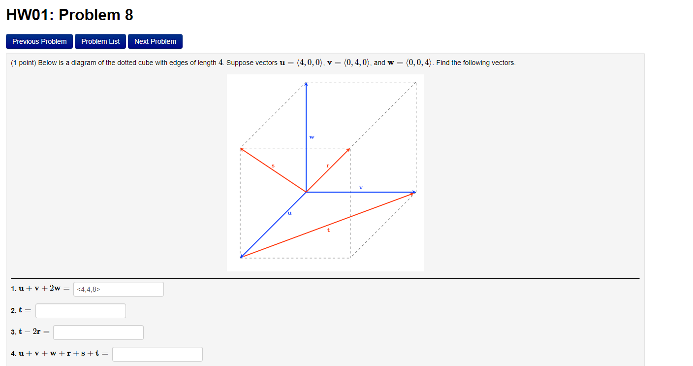 Solved HW01: Problem 8 Previous Problem Problem List Next | Chegg.com