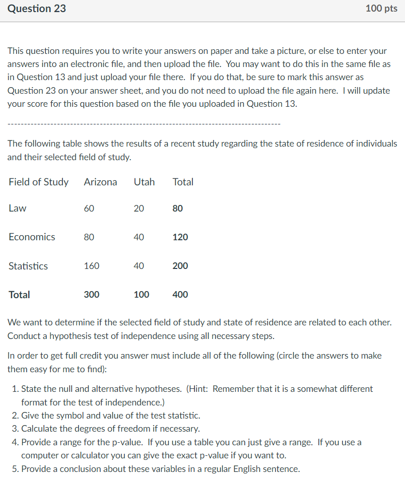 Solved This question requires you to write your answers on | Chegg.com