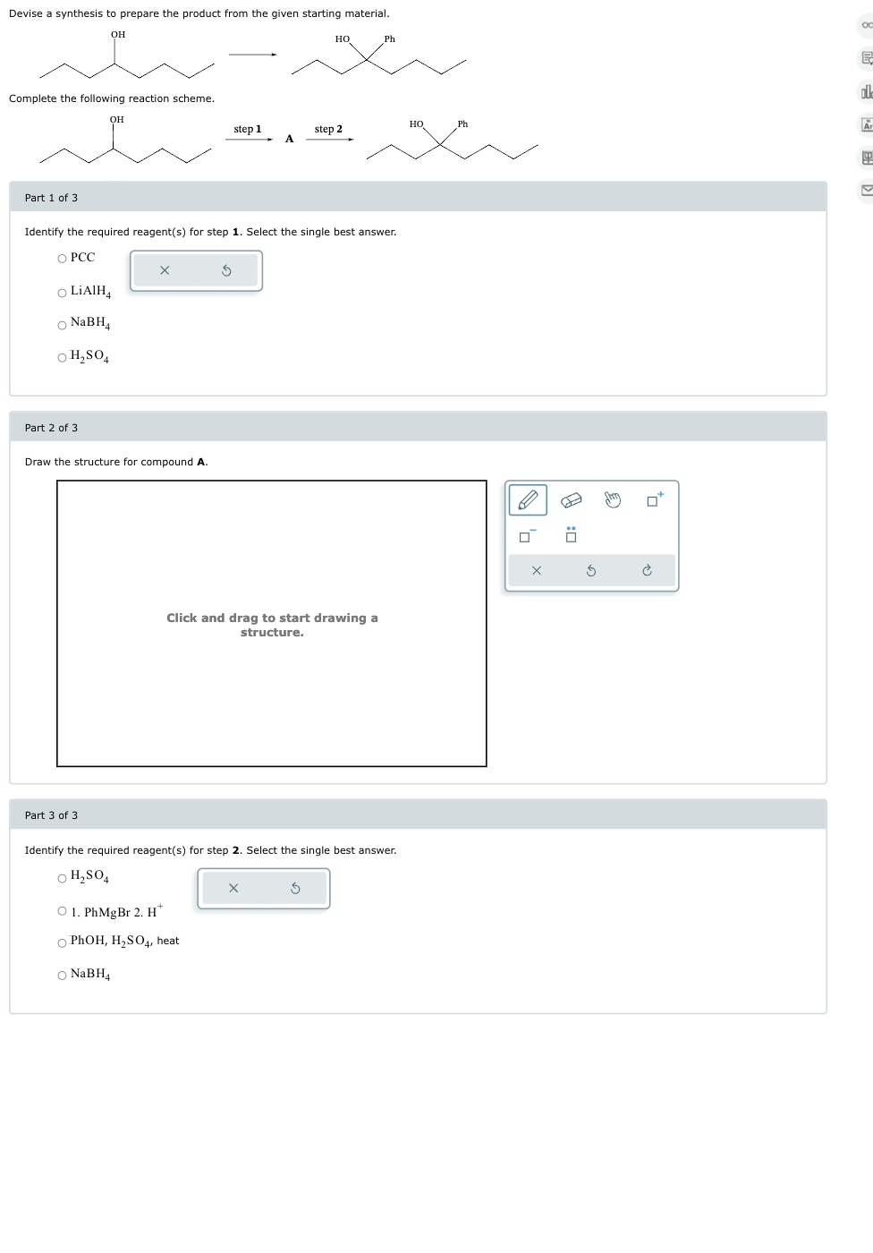 Solved Devise a synthesis to prepare the product from the | Chegg.com