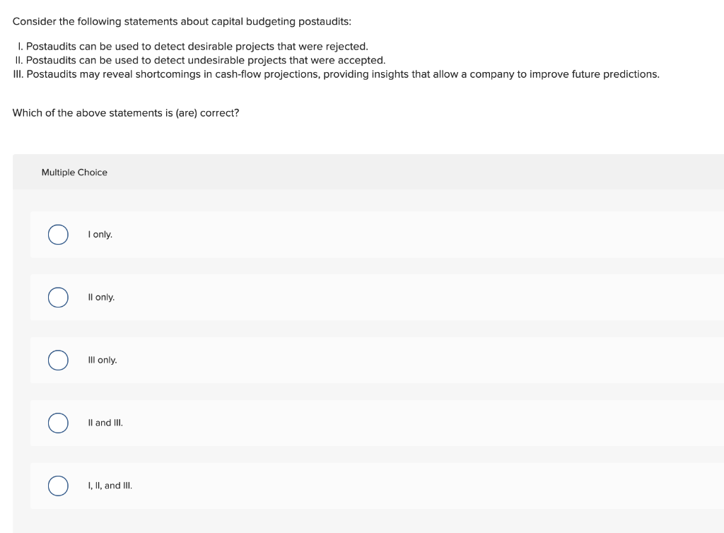 Solved Consider the following statements about capital | Chegg.com