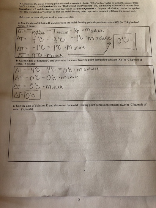 Part C: Measuring the Freezing Point of Water o I | Chegg.com