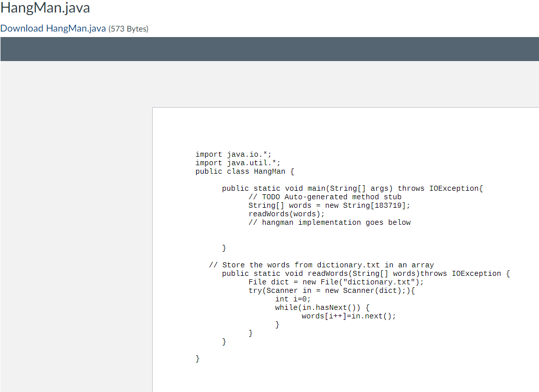 Solved CMPSCI 182 Spring 2023 Project 1: Java Basic Review | Chegg.com