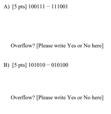 Solved Subtraction with 2's complement 6-bit binary | Chegg.com