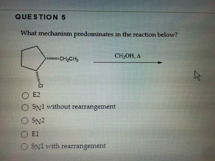 Solved QUE STION 5 What mechanism predominates in the | Chegg.com Solved QUE STION 5 What mechanism predominates in the | Chegg.com