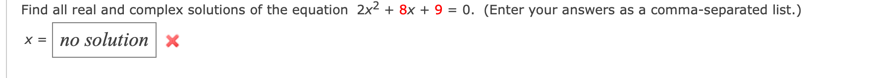 Solved Find all real and complex solutions of the equation | Chegg.com