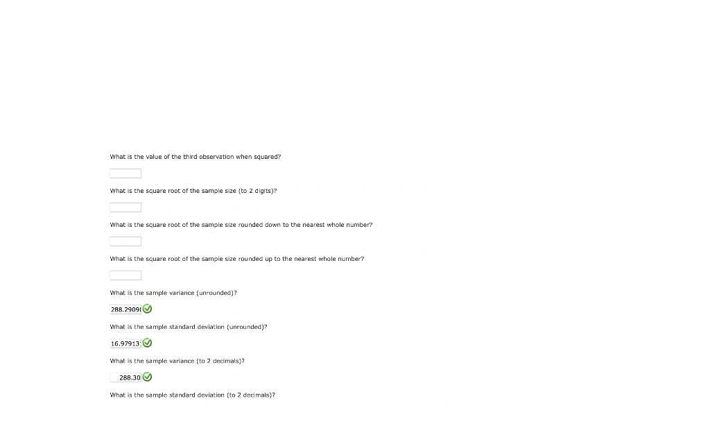 Solved Column A Contains A Generic Dataset Column C Is A 