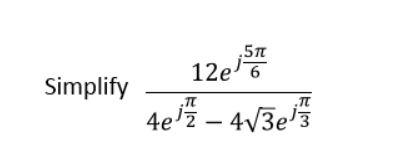 Solved Simplify 12er .7T .TT 4e?– 4/3e | Chegg.com
