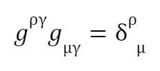 Solved gργgμγ=δμρ | Chegg.com