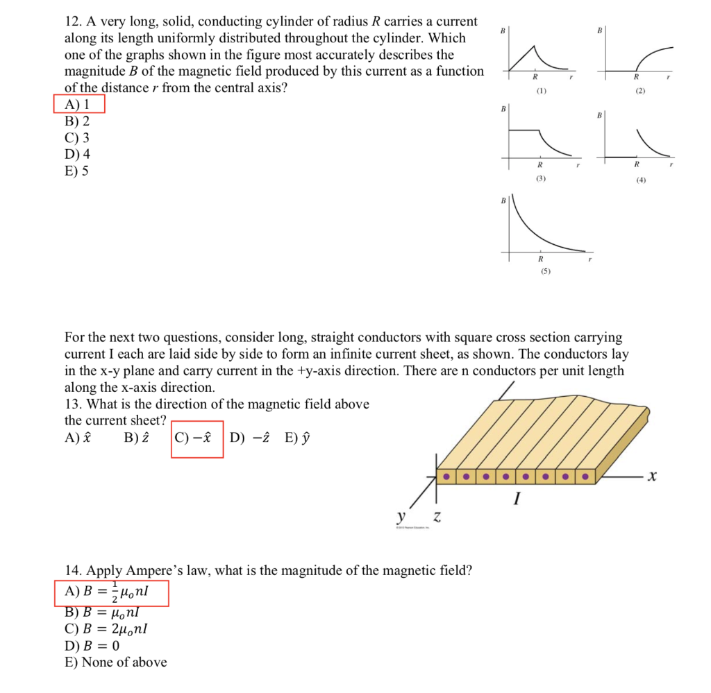 Solved 12. A very long, solid, conducting cylinder of radius | Chegg.com