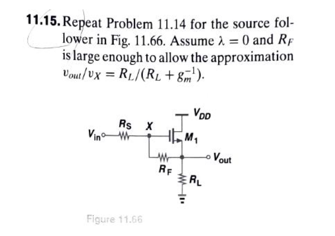 Solved 11.15. ﻿Repeat Problem 11.14 ﻿for the source | Chegg.com
