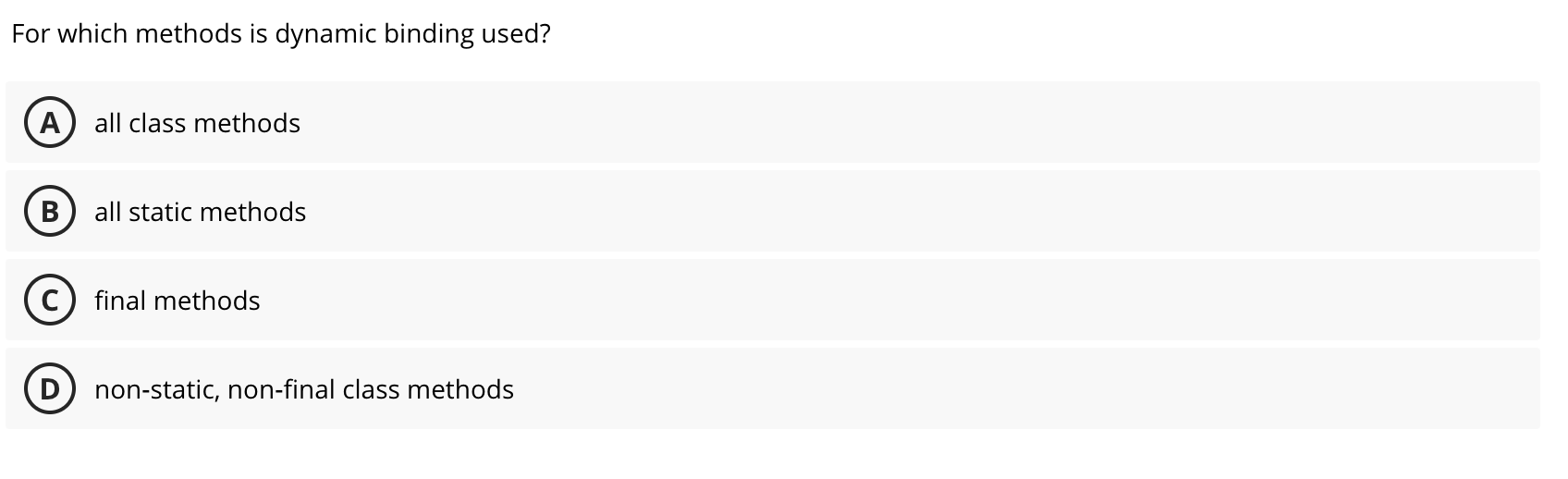 Solved Which of the following is false for constructors? | Chegg.com