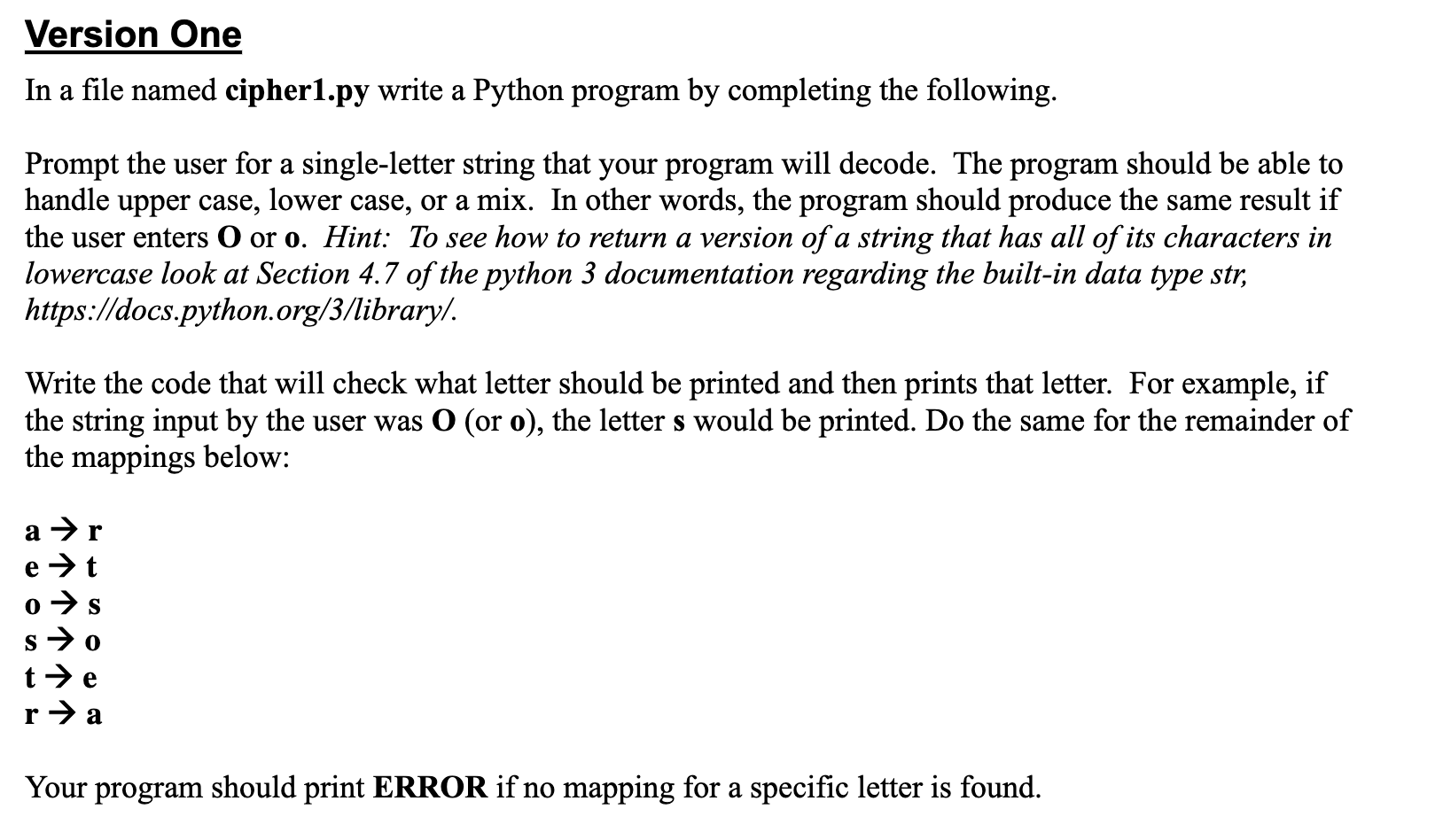 Solved If Statements, While Statements, User Input, and | Chegg.com