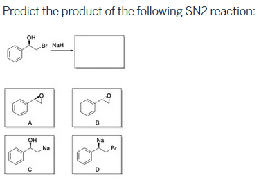 Solved Predict the product of the following SN2 reaction: OH | Chegg.com