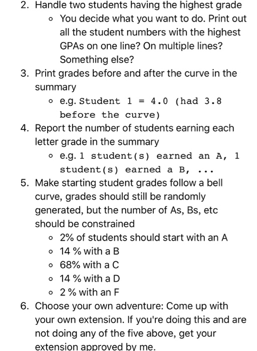 Solved Write a program that produces a report on the final | Chegg.com