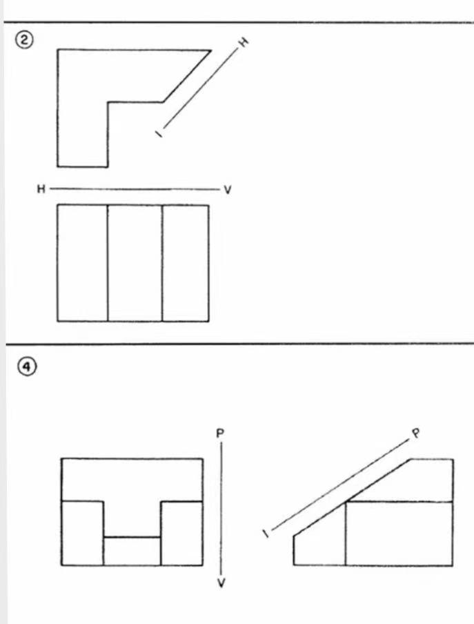 Solved Draw the auxiliary view of the inclined face only to | Chegg.com