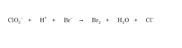 Solved ClO3−+H++Br−→Br2+H2O+Cl−Balance the following redox | Chegg.com
