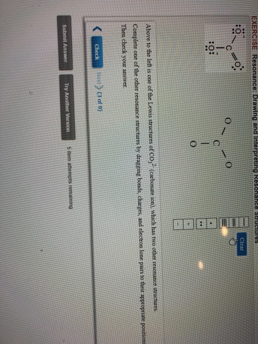 Solved EXERCISE Resonance: Drawing and Interpreting | Chegg.com