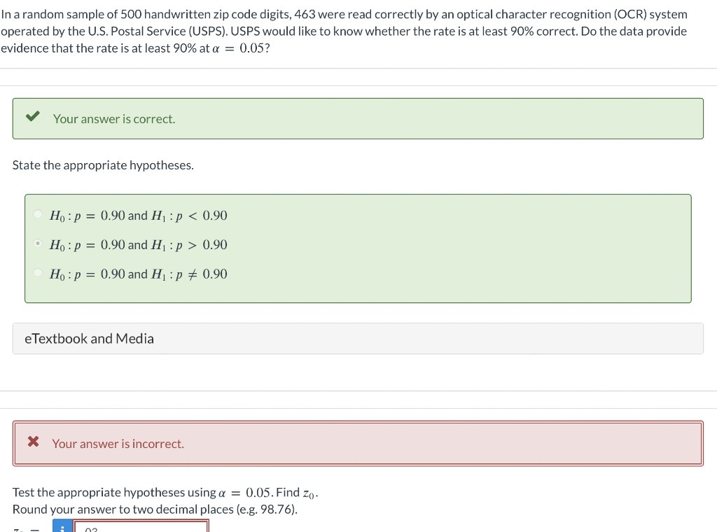 Solved In A Random Sample Of 500 Handwritten Zip Code