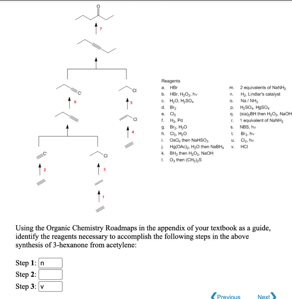 Solved a. m. CI n. 0. p. q. e. Reagents HBO b. HBr, H202, hv | Chegg.com