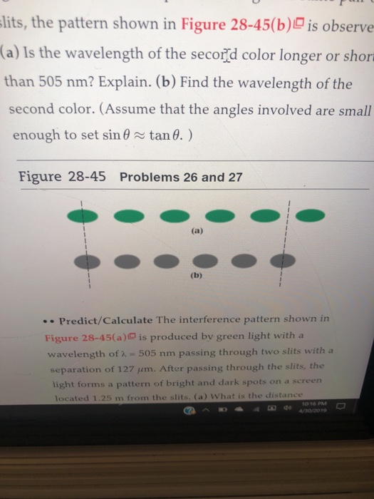 Solved .. Predict/Calculate When green light (λ = 505 nm) | Chegg.com