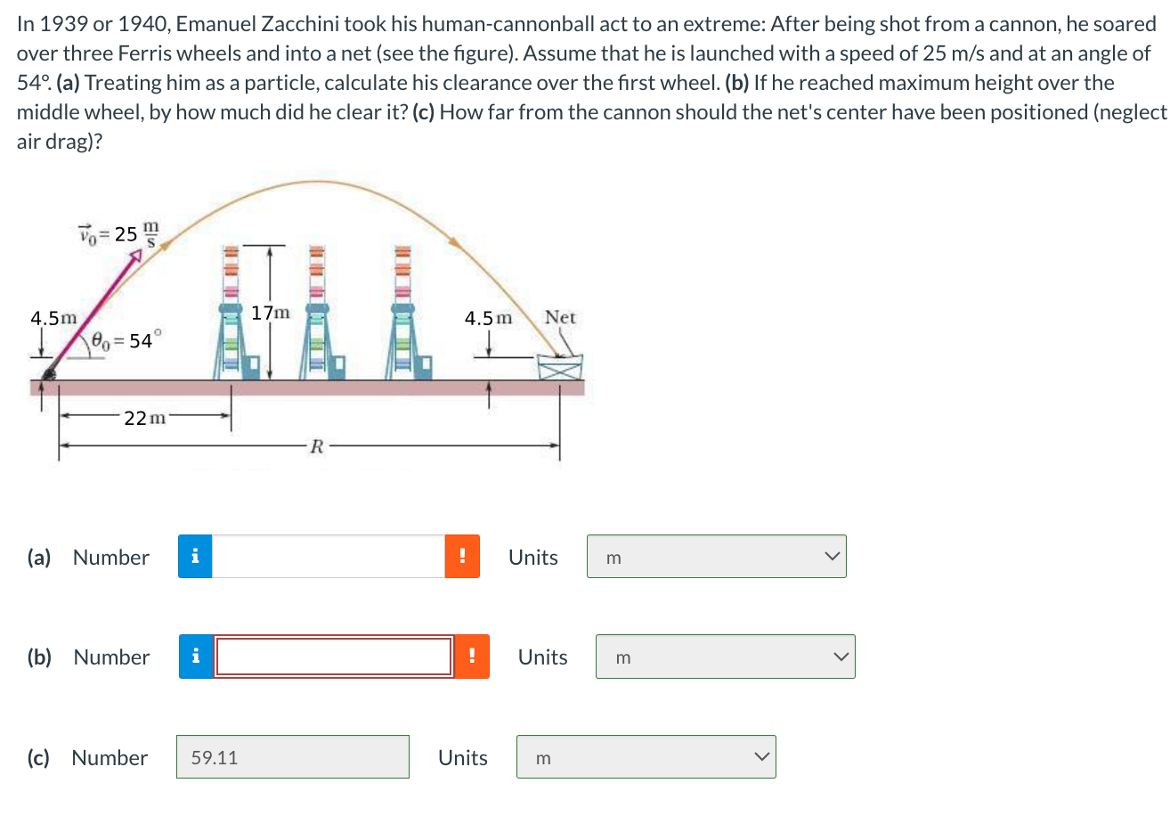 Solved In 1939 or 1940, Emanuel Zacchini took his | Chegg.com