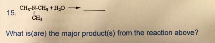 Solved 14 NH2 + CH3C-OH → What is(are) the major product(s) | Chegg.com