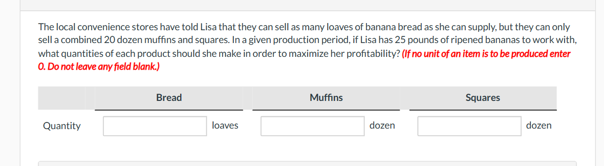 Solved The local convenience stores have told Lisa that they | Chegg.com