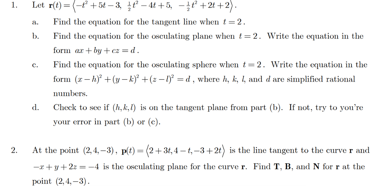 1 Let R T −t2 5t−3 21t2−4t 5 −21t2 2t 2 A Find