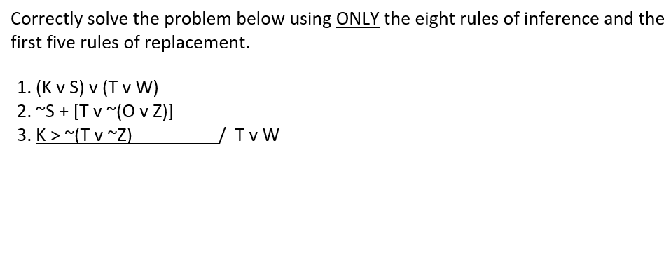 Solved PLEASE HELP WITH THIS LOGIC PROOF ASAP!! Also please | Chegg.com