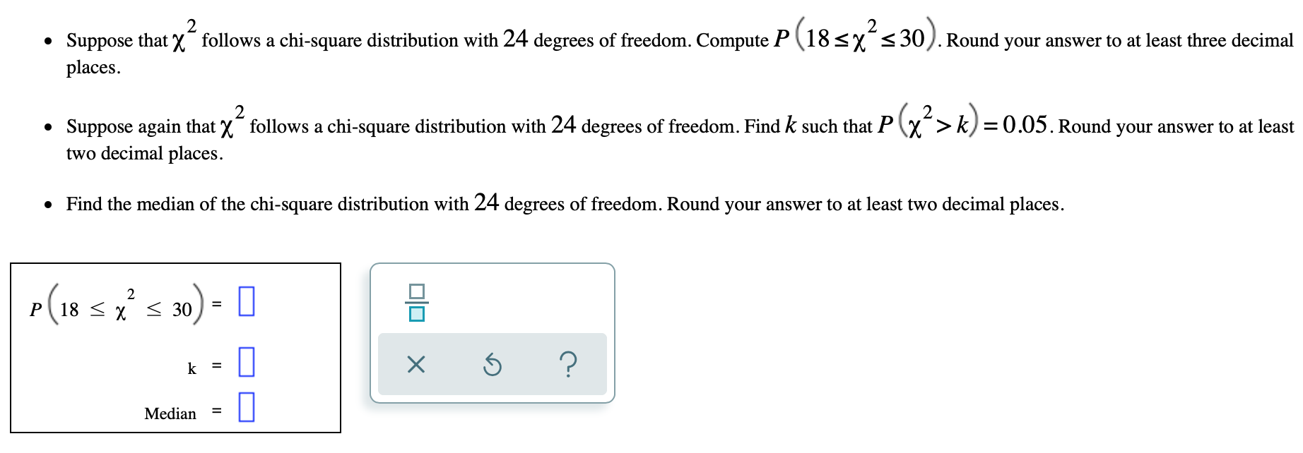 Solved 2 Suppose thatX follows a chi-square distribution | Chegg.com