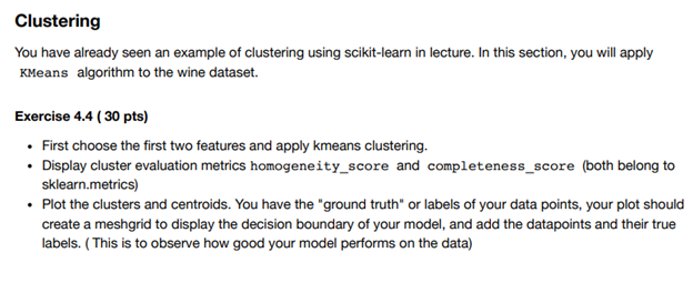 Solved Clustering You have already seen an example of | Chegg.com