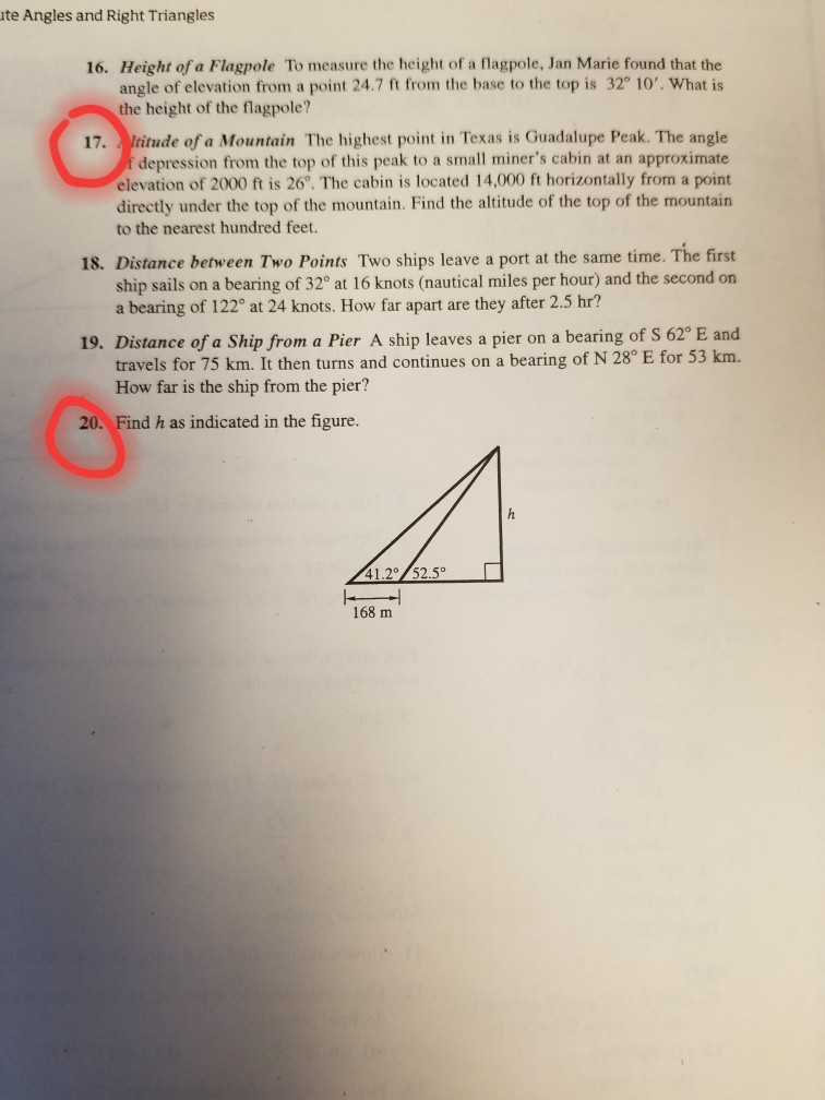 Solved d exact values of the six trigonometric functions for | Chegg.com
