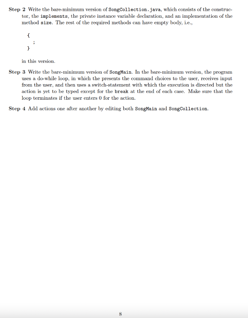 Solved **JAVA** The goal of this project is to write an | Chegg.com