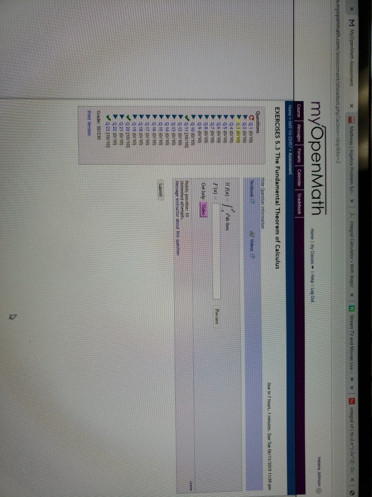 Solved M MyOpenMath Assessment DMathway | Algebra Problem | Chegg.com