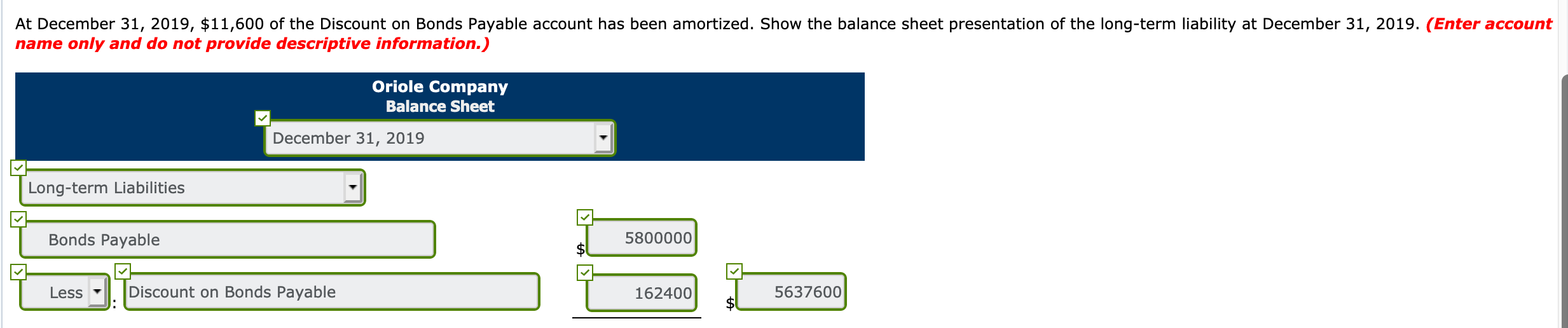 Solved Problem 10-4A (Part Level Submission) Oriole Company | Chegg.com