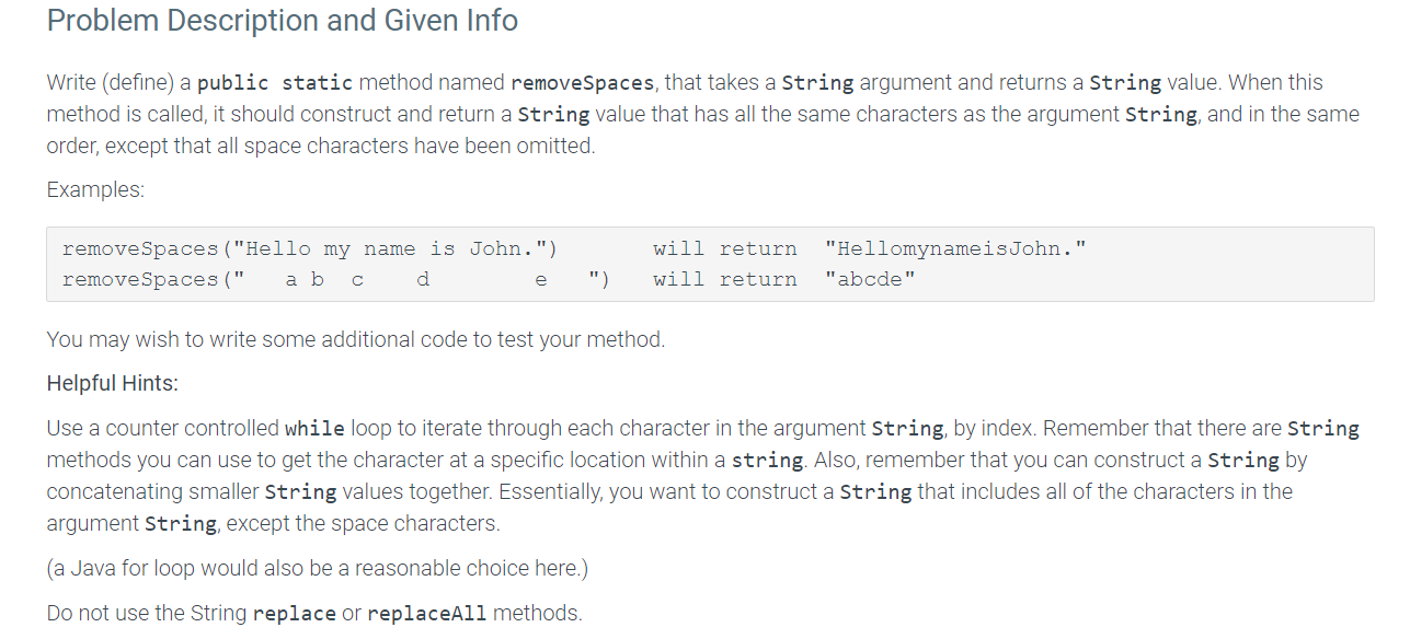 Solved Problem Description and Given Info Write (define) a | Chegg.com