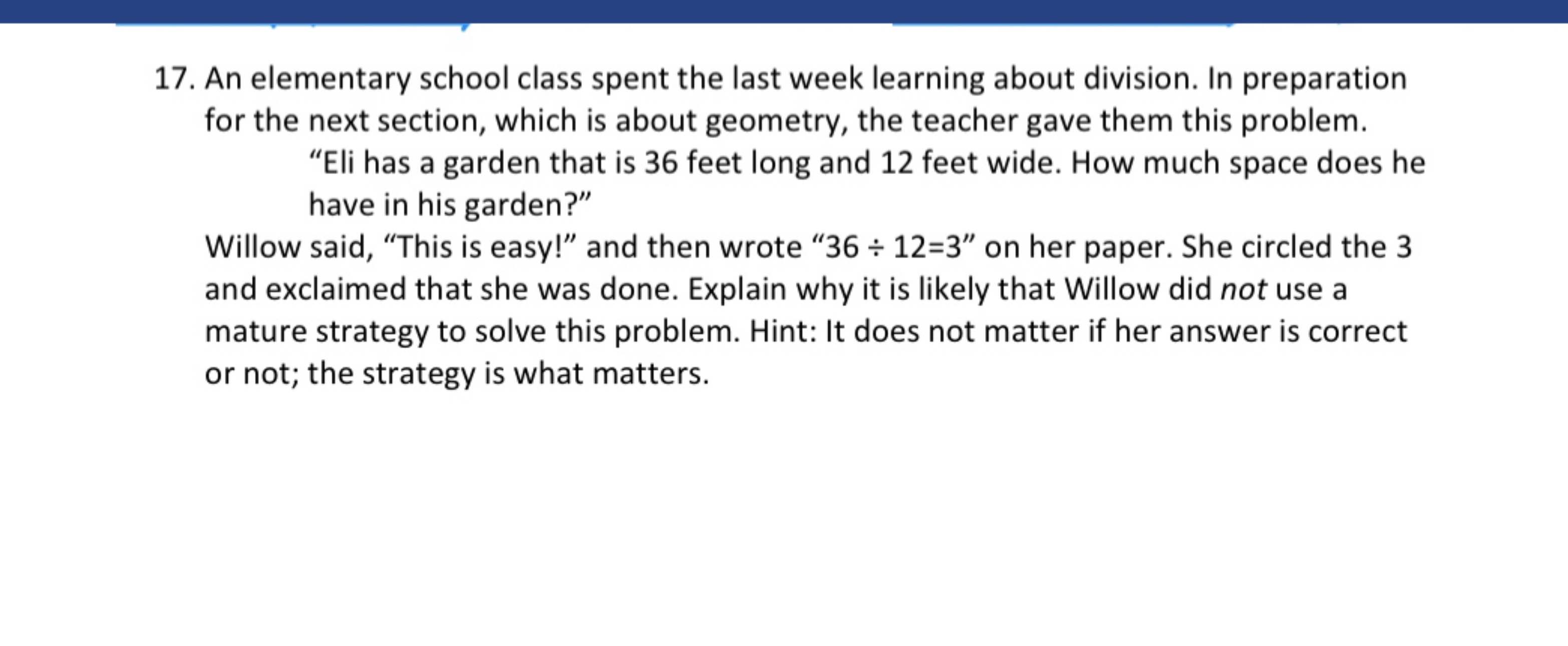 Solved An elementary school class spent the last week | Chegg.com