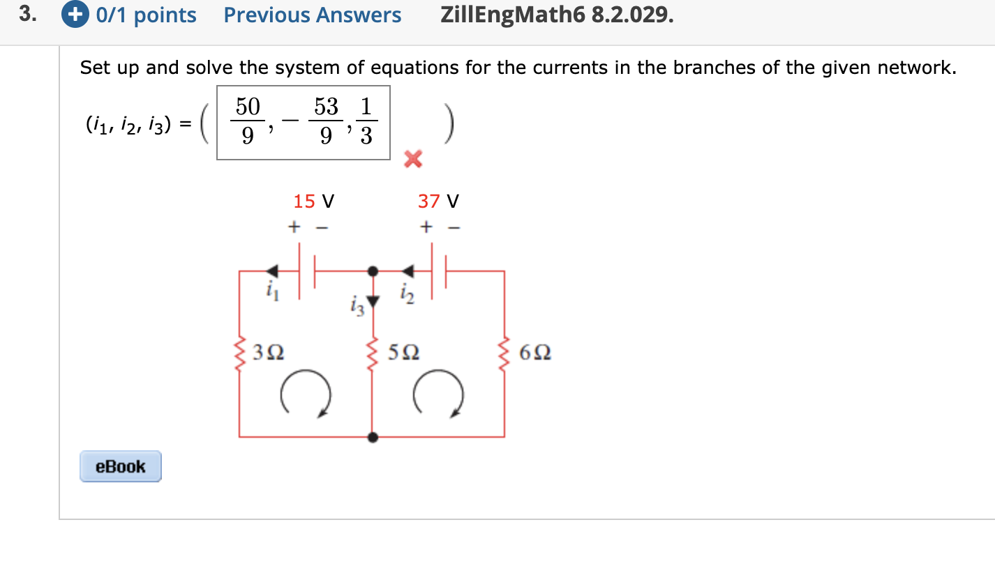 Solved 3. + 0/1 points Previous Answers ZillEngMath6 | Chegg.com