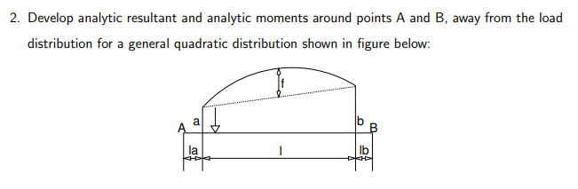 Solved 2. Develop analytic resultant and analytic moments | Chegg.com