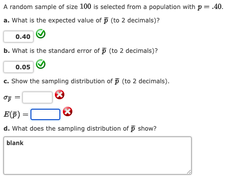 Solved A random sample of size 100 is selected from a | Chegg.com