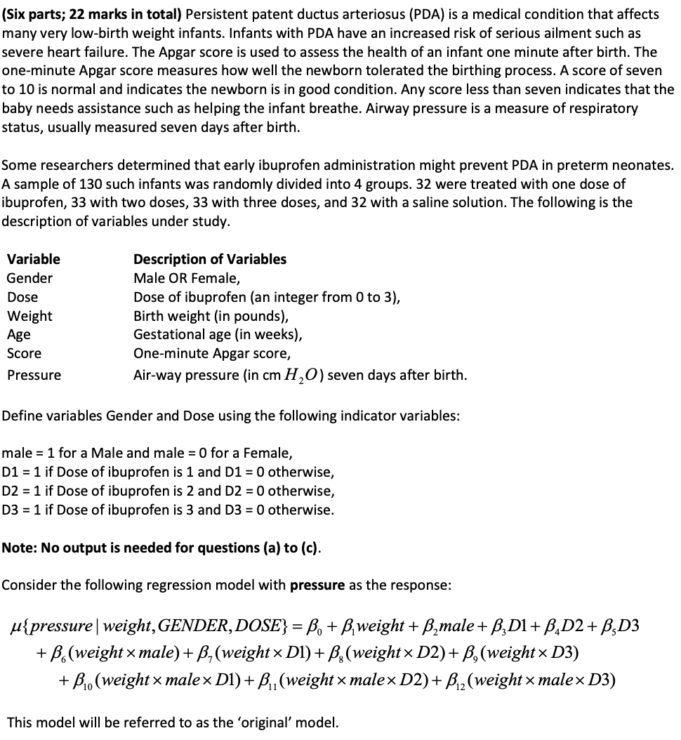 Solved (Six parts; 22 marks in total) Persistent patent | Chegg.com