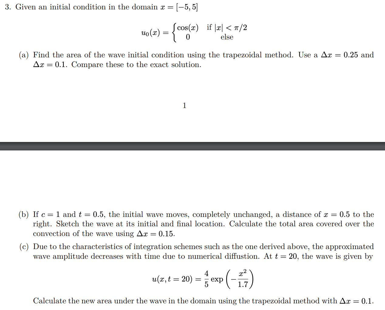 Numerical and Statistical Methods question. If worked | Chegg.com