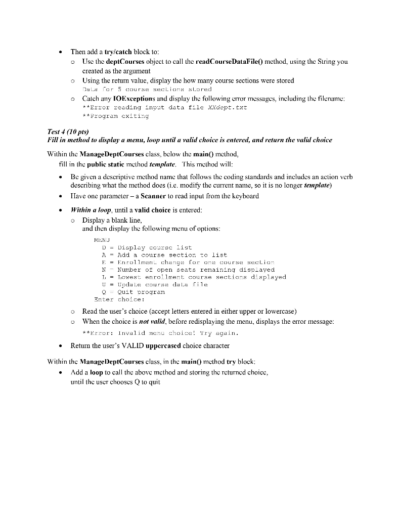 Solved A NetBeans project template has also been provided in | Chegg.com