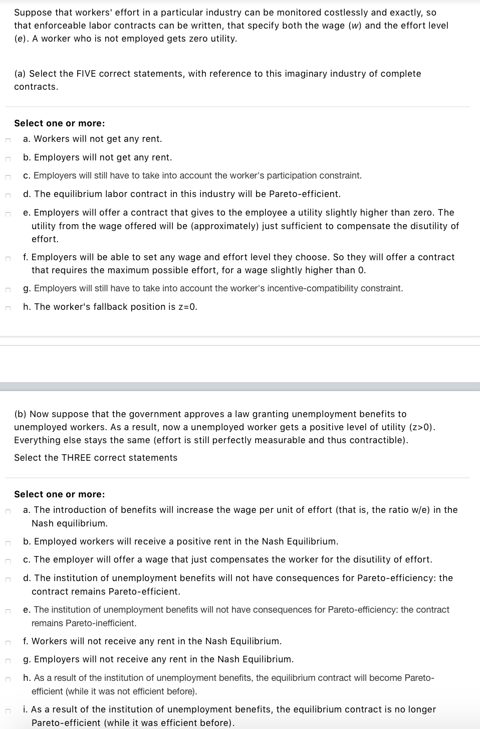 Suppose That Workers Effort In A Particular Industry Chegg Suppose That Workers Effort In A Particular Industry Chegg