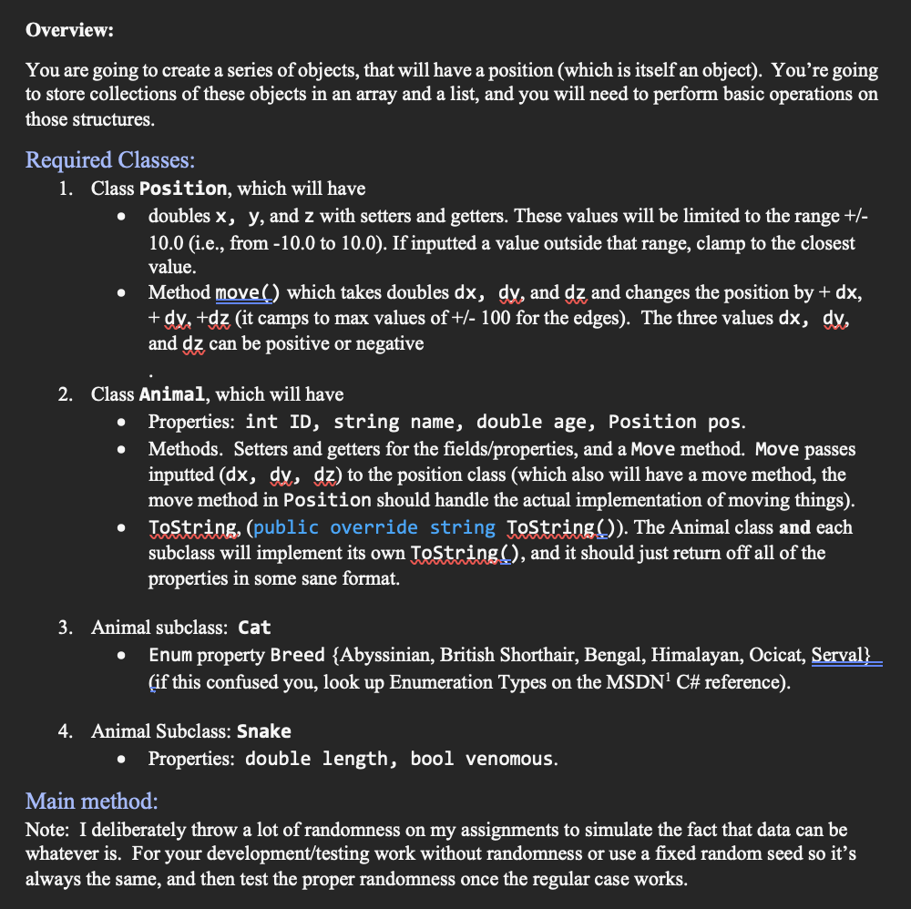 Solved Code in C#. Also, give the code in the format given | Chegg.com Solved Code in C#. Also, give the code in the format given | Chegg.com