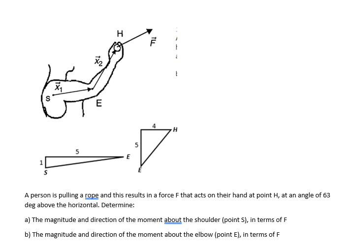 Solved A person is pulling a rope and this results in a | Chegg.com