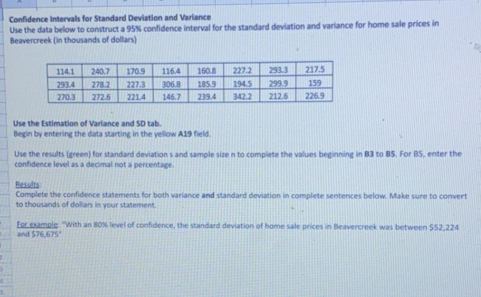 Solved Confidence intervals for Standard Deviation and | Chegg.com