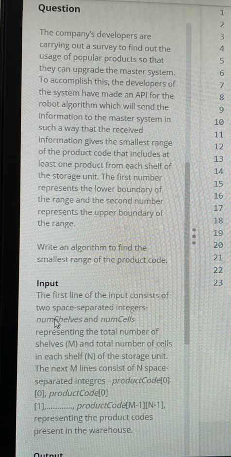 Solved The current selected programming language is \\( | Chegg.com