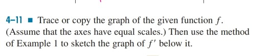 Solved 4-11 - Trace or copy the graph of the given function | Chegg.com