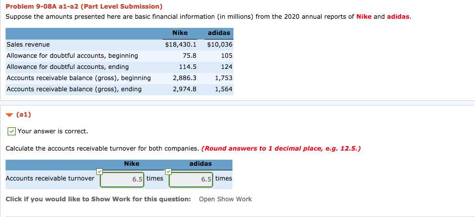 Solved Problem 9-08A a1-a2 (Part Level Submission) Suppose | Chegg.com